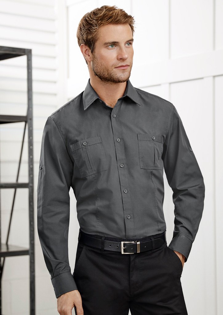 Mens Bondi Long Sleeve Shirt - Wise Promo Wear